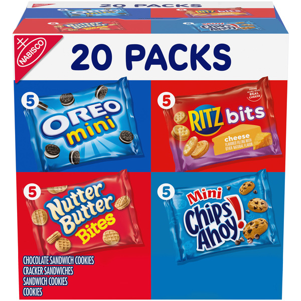 Oreo Variety Pack Classic Mix Cookies & Crackers, 5 Varieties Same-Day ...