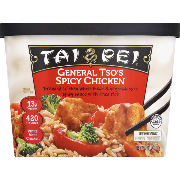 Tai Pei General Tso's Spicy Chicken (11 oz) - Instacart