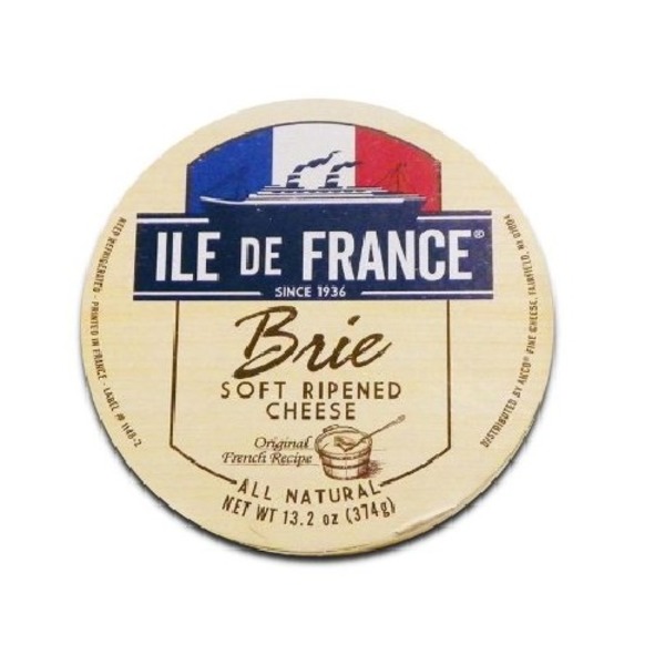 Ile De France Brie Soft Ripened Cheese (13.2 oz) - Instacart