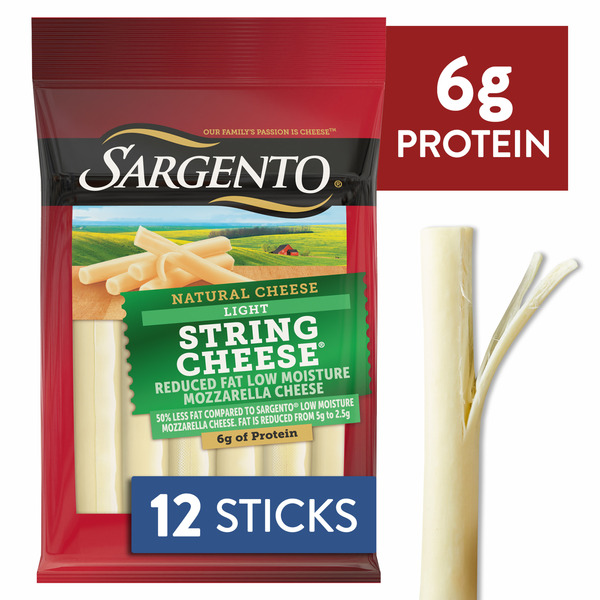 Sargento Reduced Fat Natural Low Moisture Part-Skim Mozzarella Light ...