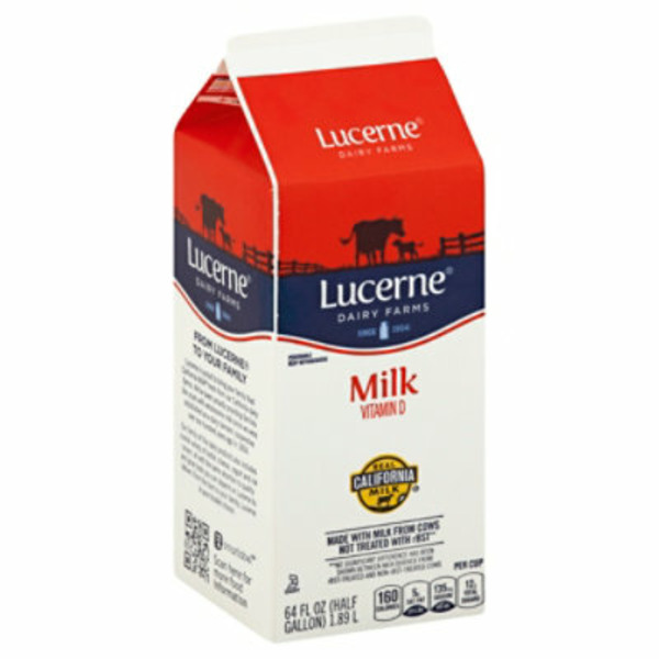 Vons Lucerne Milk, Vitamin D Same-Day Delivery or Pickup | Instacart