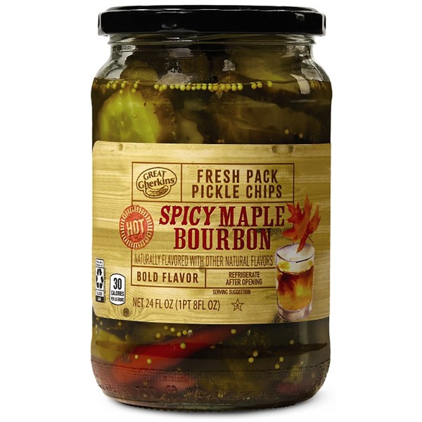 Great Gherkins Spicy Maple Bourbon Pickle Chips Same-Day Delivery or ...