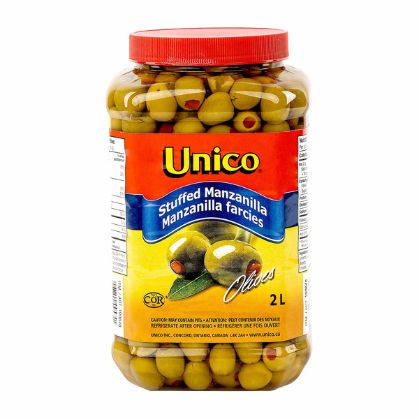 Unico Cp Stuffed Manzanilla Olives Same-Day Delivery | Costco
