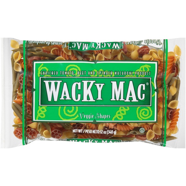 Wacky Mac Veggie Shapes Pasta (12 oz) - Instacart