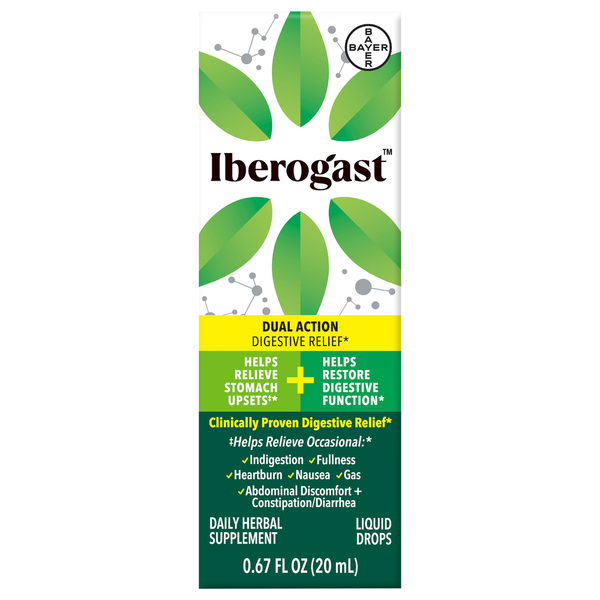 Iberogast Digestive Relief, Dual Action, Liquid Drops Same-Day Delivery ...