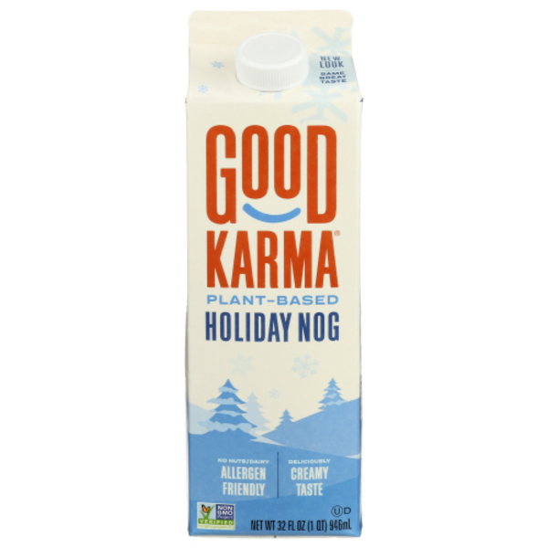Sprouts Farmers Market Good Karma Holiday Nog, Plant-Based Same-Day ...