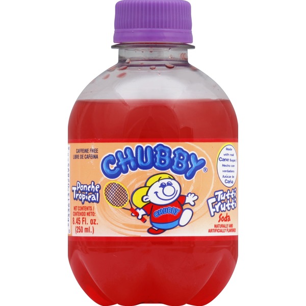 Chubby Soda, Tutti Frutti (8.45 oz) - Instacart