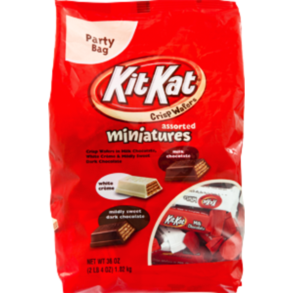 Kit Kat Assorted Miniatures Party Bag (36 oz) - Instacart