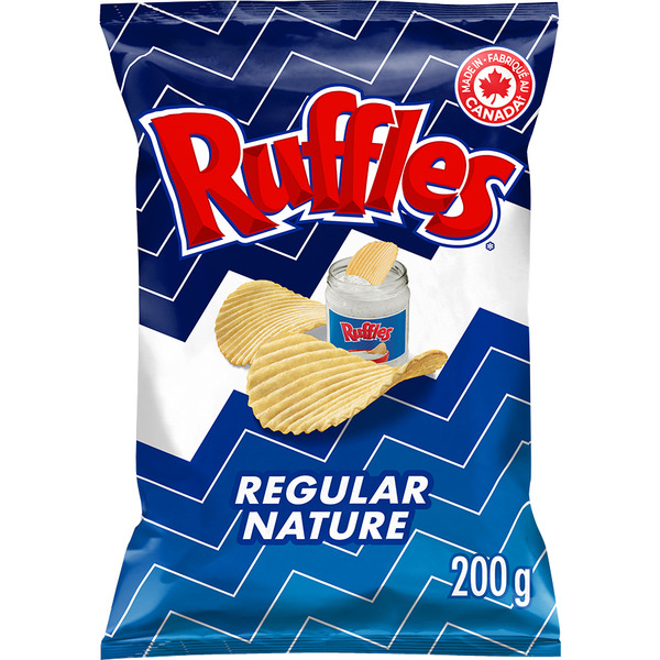 Food Basics Ruffles Regular Ridged Potato Chips Same-Day Delivery ...