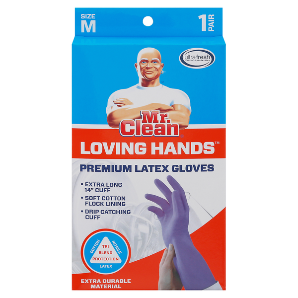 Publix Mr. Clean Gloves, Latex, Premium, Medium Same-Day Delivery or ...