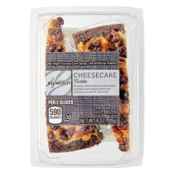 BELMONT Turtle Cheesecake Twin Pack Same-Day Delivery or Pickup | ALDI