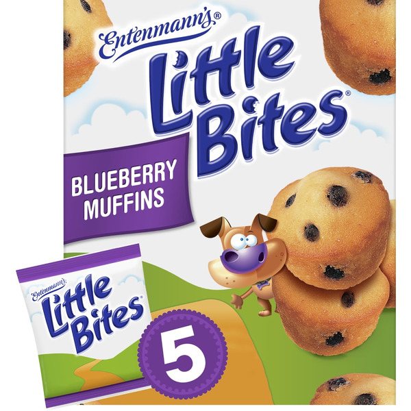 Kroger Entenmann's Breakfast Bakery Little Bites Blueberry Mini Muffins ...