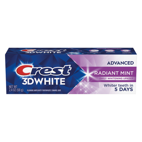 Crest/Oral-B Crest 3D White Radiant Mint Toothpaste Same-Day Delivery ...