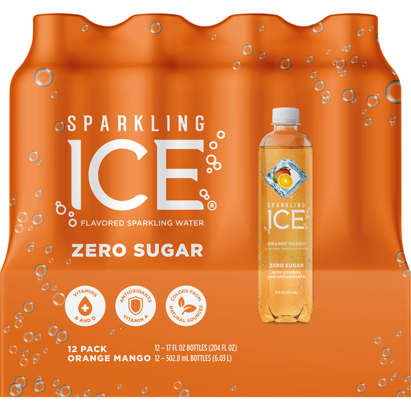 Walmart Sparkling Ice Orange Mango Sparkling Water Same-Day Delivery | Instacart