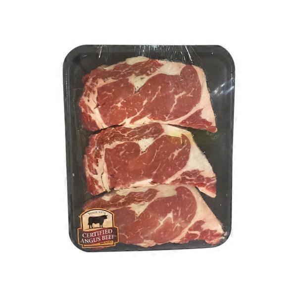 Certified Angus Beef Thin Boneless Ribeye Steak (per lb) - Instacart