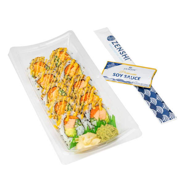 ZENSHI Handcrafted Sushi Spicy Grilled Salmon Roll Same-Day Delivery or ...