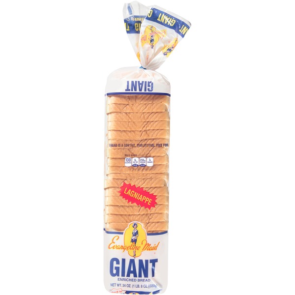 Evangeline Maid Giant Enriched Bread (24 oz) - Instacart