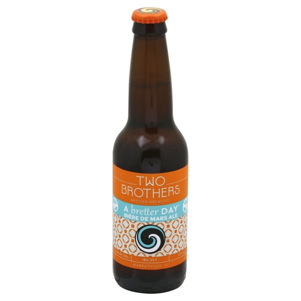 Two Brothers Beer, Biere de Mars Ale, A Bretter Day (12 fl oz) - Instacart