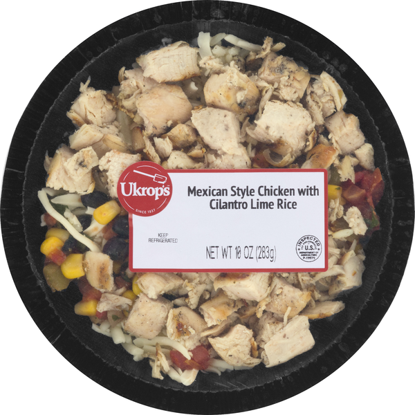 Ukrops Mexican Style Chicken with Cilantro Lime Rice (10 oz) - Instacart