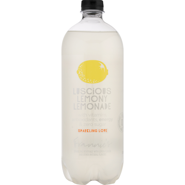 Frannie's Sparkling Beverage, Luscious Lemony Lemonade (1 L) - Instacart