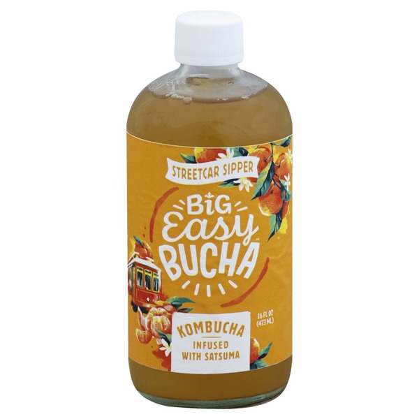 Big Easy Bucha Kombucha, Streetcar Sipper (16 oz) - Instacart