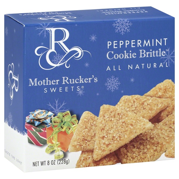 Mother Ruckers Sweets Cookie Brittle, Peppermint (8 oz) - Instacart