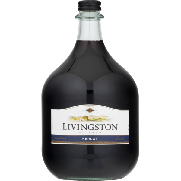 Livingston Cellars Wine Merlot (101.4 fl oz) - Instacart