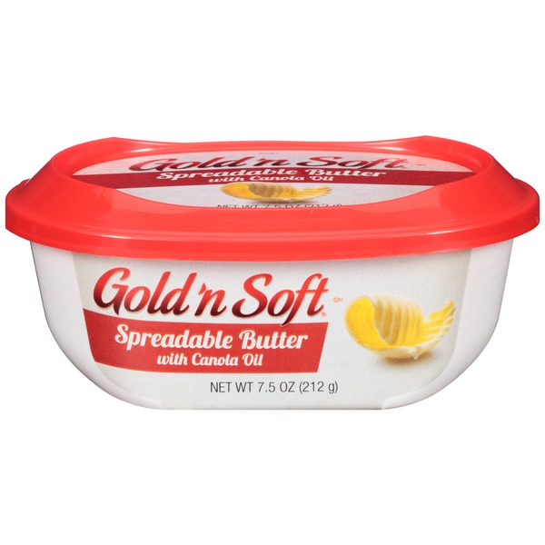 Gold 'n Soft With Canola Oil Spreadable Butter (7.5 oz) - Instacart