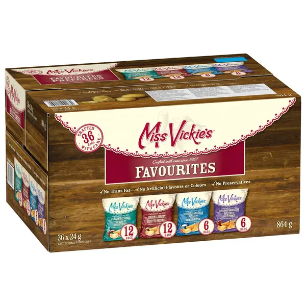 Costco Miss Vickie's 36 x 24 g Potato Chips Variety Pack Same-Day ...