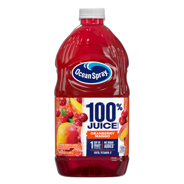 Ocean Spray 100% Juice Cranberry Mango Juice Blend Same-Day Delivery or ...