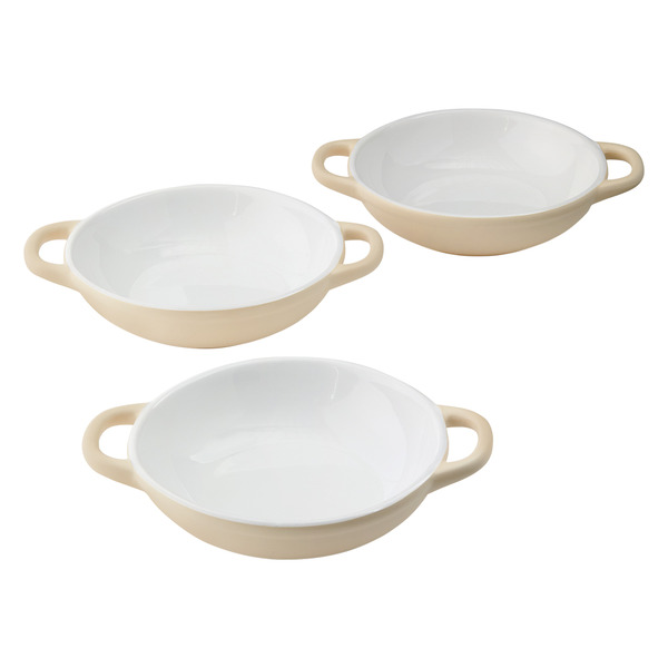 Crofton 3pc Round Stoneware Baking Dishes - Cream Same-Day Delivery or ...