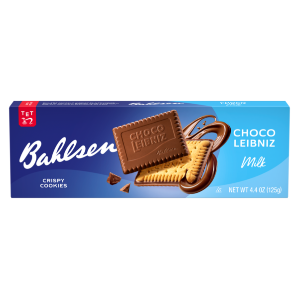 Bahlsen Choco Leibniz Butter Biscuits and Milk Chocolate Fine European ...