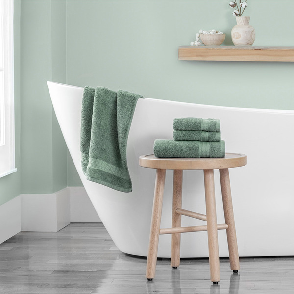 Purely Indulgent 4-Piece Hand Towel & Wash Cloth Set - Assorted Colors ...