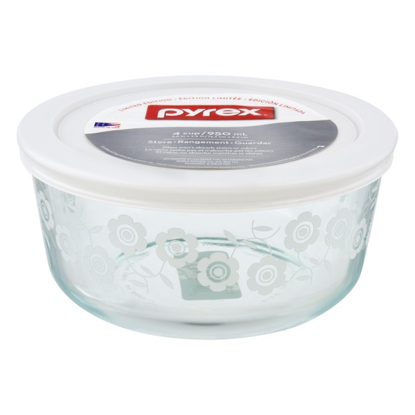 Pyrex Glass Storage Container - 4 Cup (1 ct) - Instacart