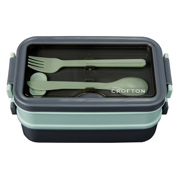 Crofton Two Tier Bento Box - Blue Same-Day Delivery or Pickup | ALDI