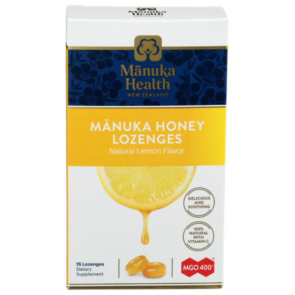 Manuka Health Lozenges, Manuka Honey, Lemon, MGO 400+ Same-Day Delivery ...