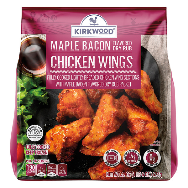 Kirkwood Maple Bacon Dry Rub Chicken Wings Same-Day Delivery or Pickup ...