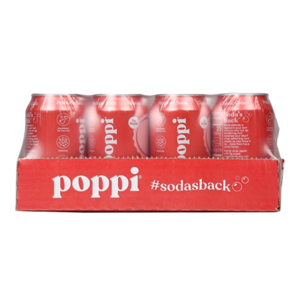 Poppi Classic Cola Prebiotic Soda 12 Pack Same-Day Delivery or Pickup ...