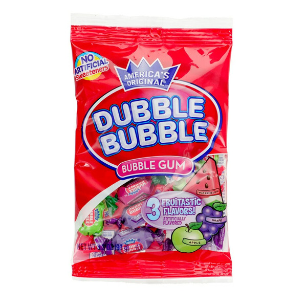 Dubble Bubble Watermelon Grape Apple Bubble Gum Same-Day Delivery ...