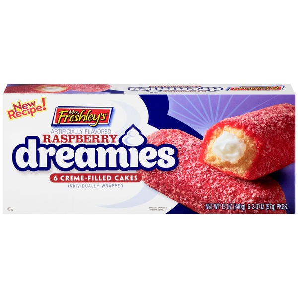 Mrs. Freshley's Creme Filled Cakes Raspberry Dreamies (2 oz) - Instacart