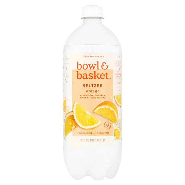 ShopRite Bowl & Basket Seltzer Orange Same-Day Delivery | Instacart
