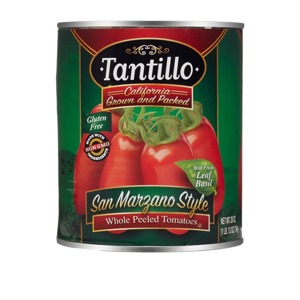 Tantillo Tomato, Whole Peeled, San Marzano Style, Gluten Free, Can (28 ...