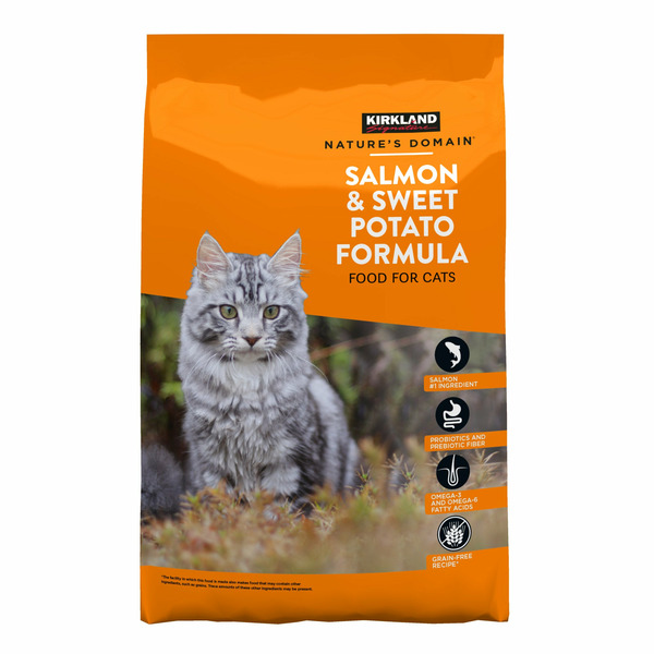 Kirkland Signature Nature's Domain Cat Food, Salmon Meal and Sweet ...