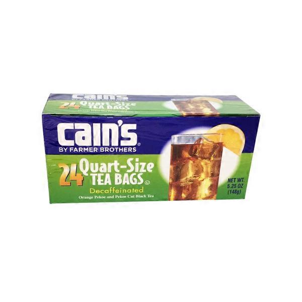 Cain's Quart Size Tea Bags (24 ct) - Instacart