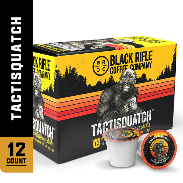 Black Rifle Coffee Company Coffee, Dark, Tactisquatch, Single Serve ...