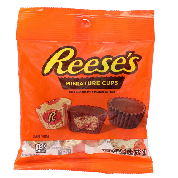 Dollar Tree Reese's Milk Chocolate & Peanut Butter Miniature Cups Same ...