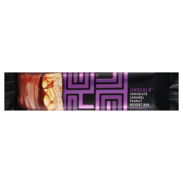 Unreal Nougat Bar, Chocolate Caramel Peanut (1.7 oz) - Instacart