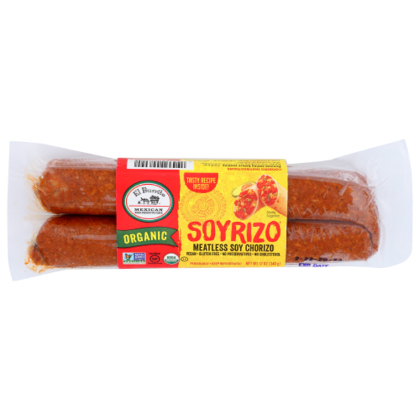 Sprouts Farmers Market El Burrito Organic Soyrizo Meatless Soy Chorizo ...