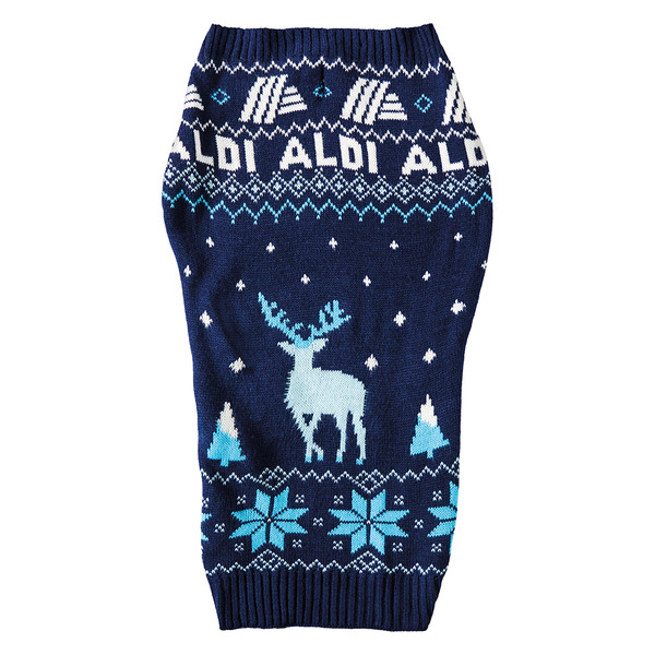 ALDI ALDI Gear Pet Sweater - Blue Snow Same-Day Delivery or Pickup ...