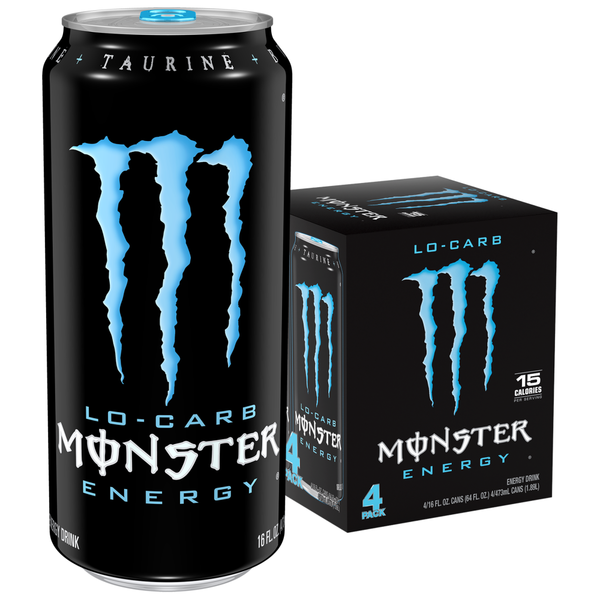 Monster Energy Lo Carb (16 fl oz) - Instacart